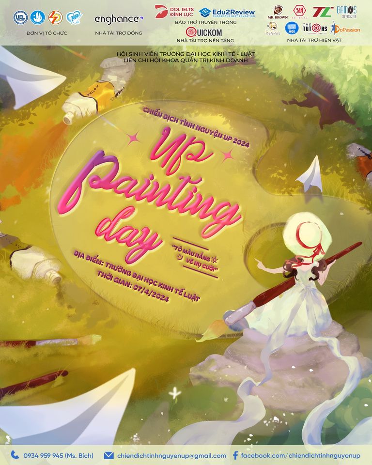 PHÁC HỌA YÊU THƯƠNG | WORKSHOP UP PAINTING DAY | TÔ MÀU NẮNG - VẼ NỤ cười