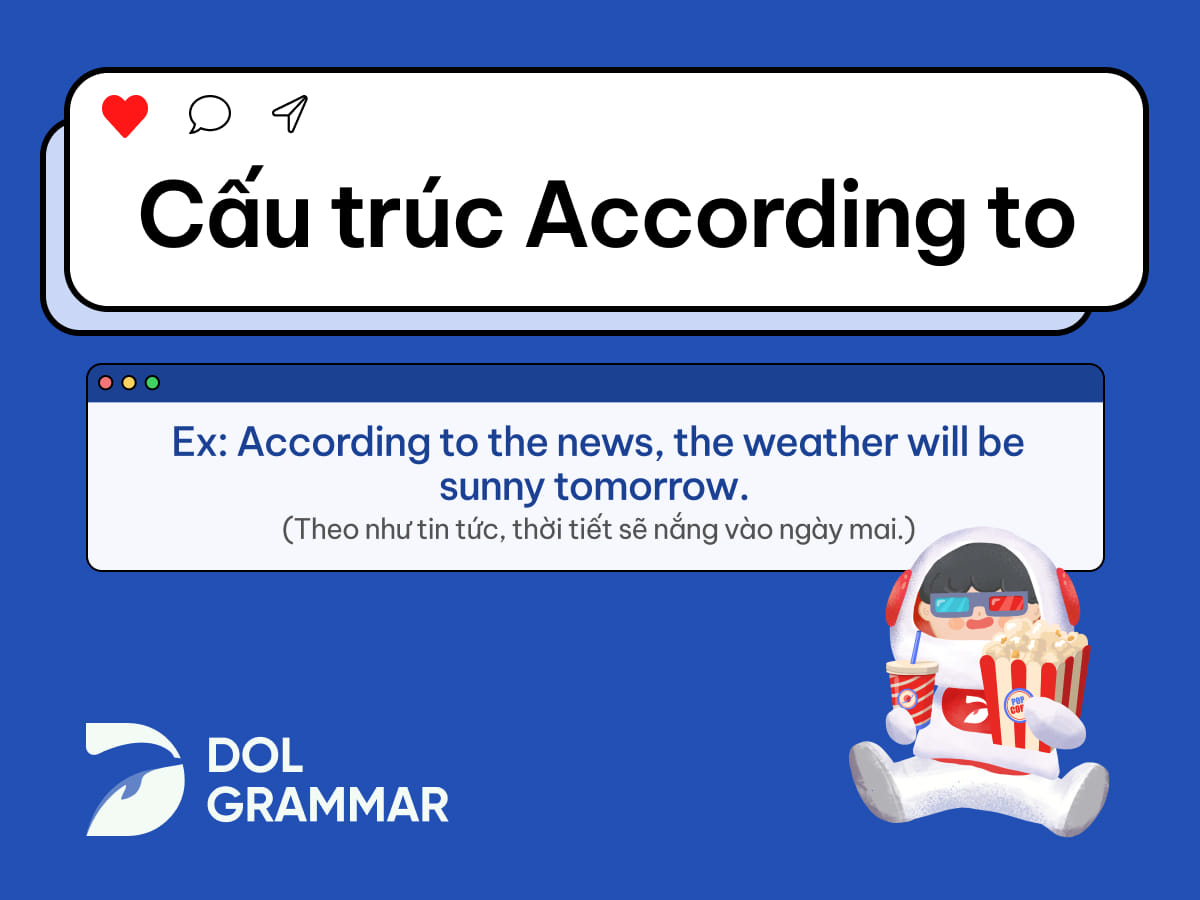 Cấu trúc According to trong tiếng Anh: Cách dùng và bài tập chi tiết