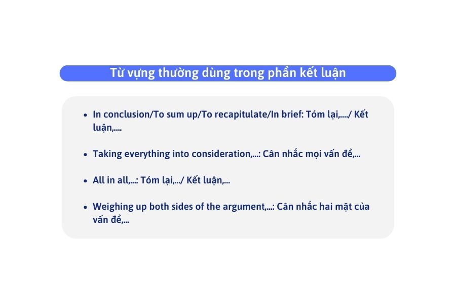Tổng hợp cấu trúc & Cụm từ dùng trong IELTS Writing Task 2