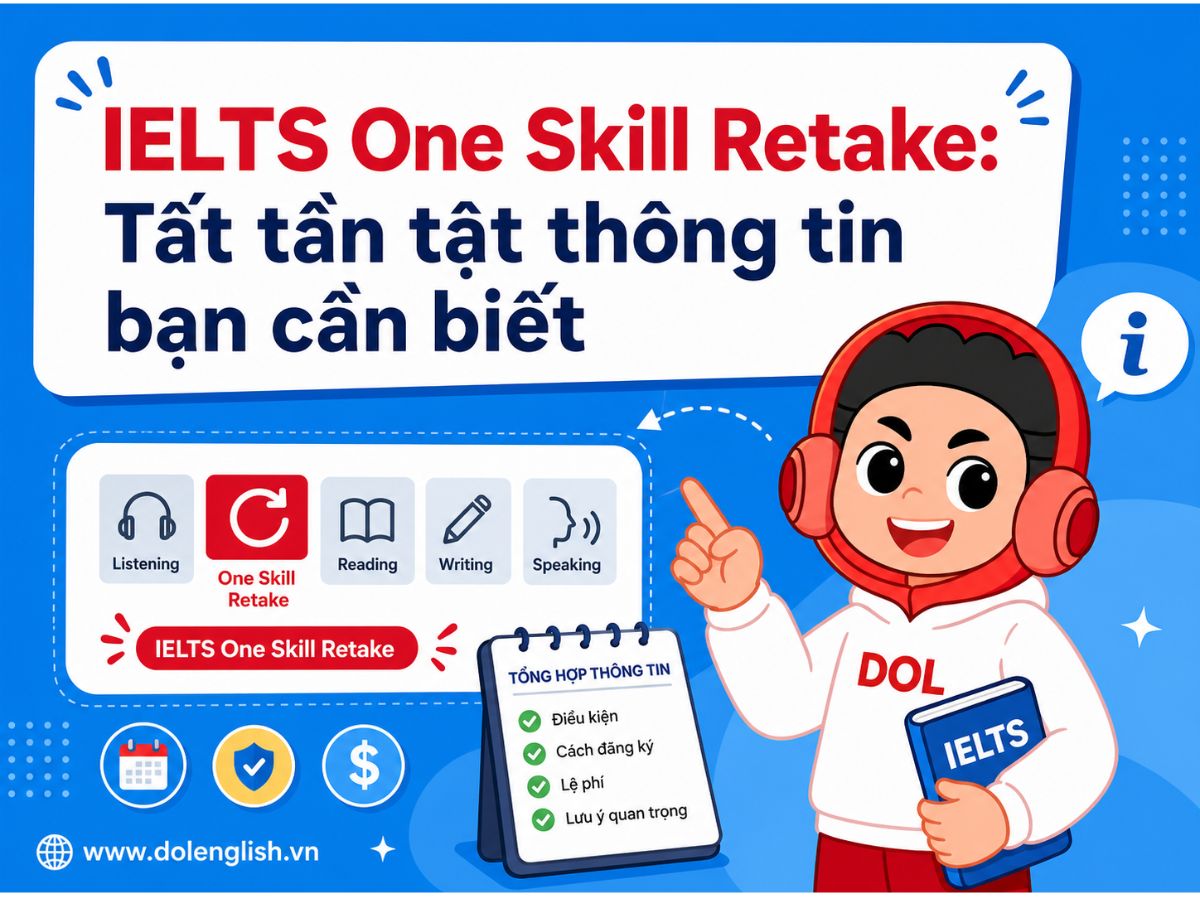IELTS One Skill Retake: Điều kiện, lệ phí và cách đăng ký