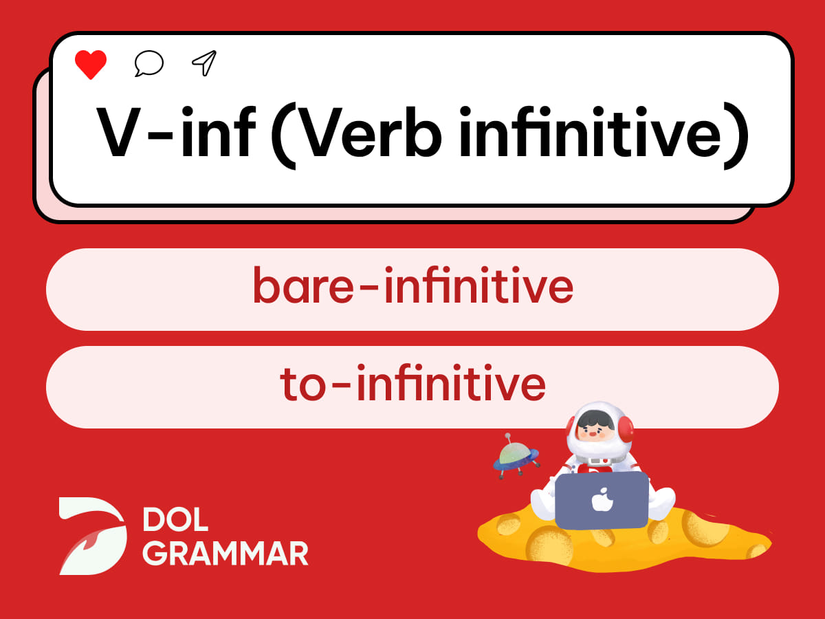 v inf là gì? sử dụng inf trong tiếng anh như thế nào?